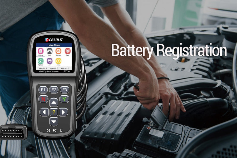 How to Do a Battery Registration for BMW with the OBD2 Scanner?