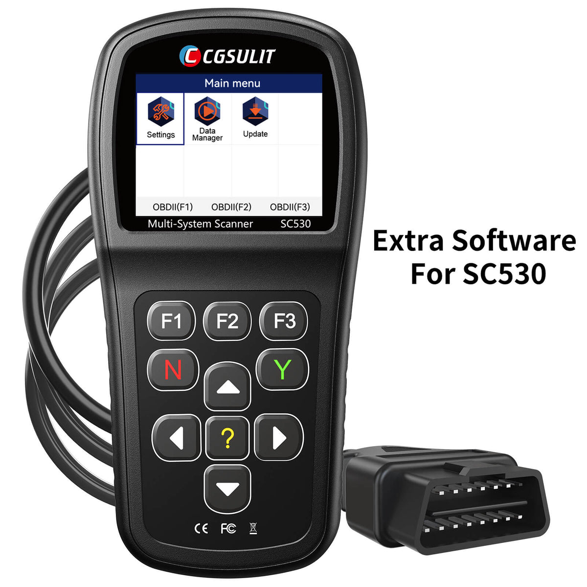 CGSULIT SC530 OBD2 Scanner Software for PC (Without Device)