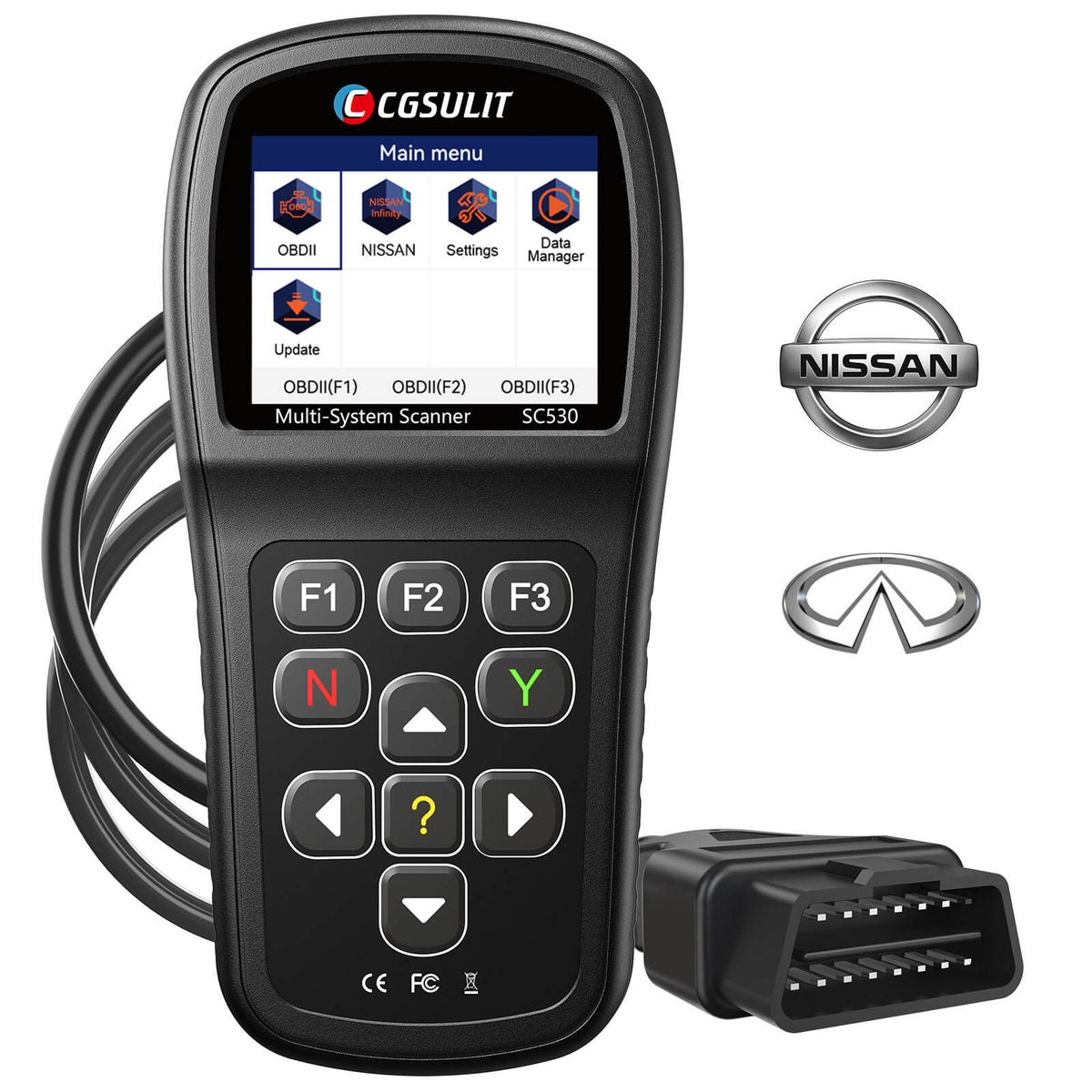 CGSULIT SC530 Nissan OBD2 Scanner Bi-directional Scan Tool