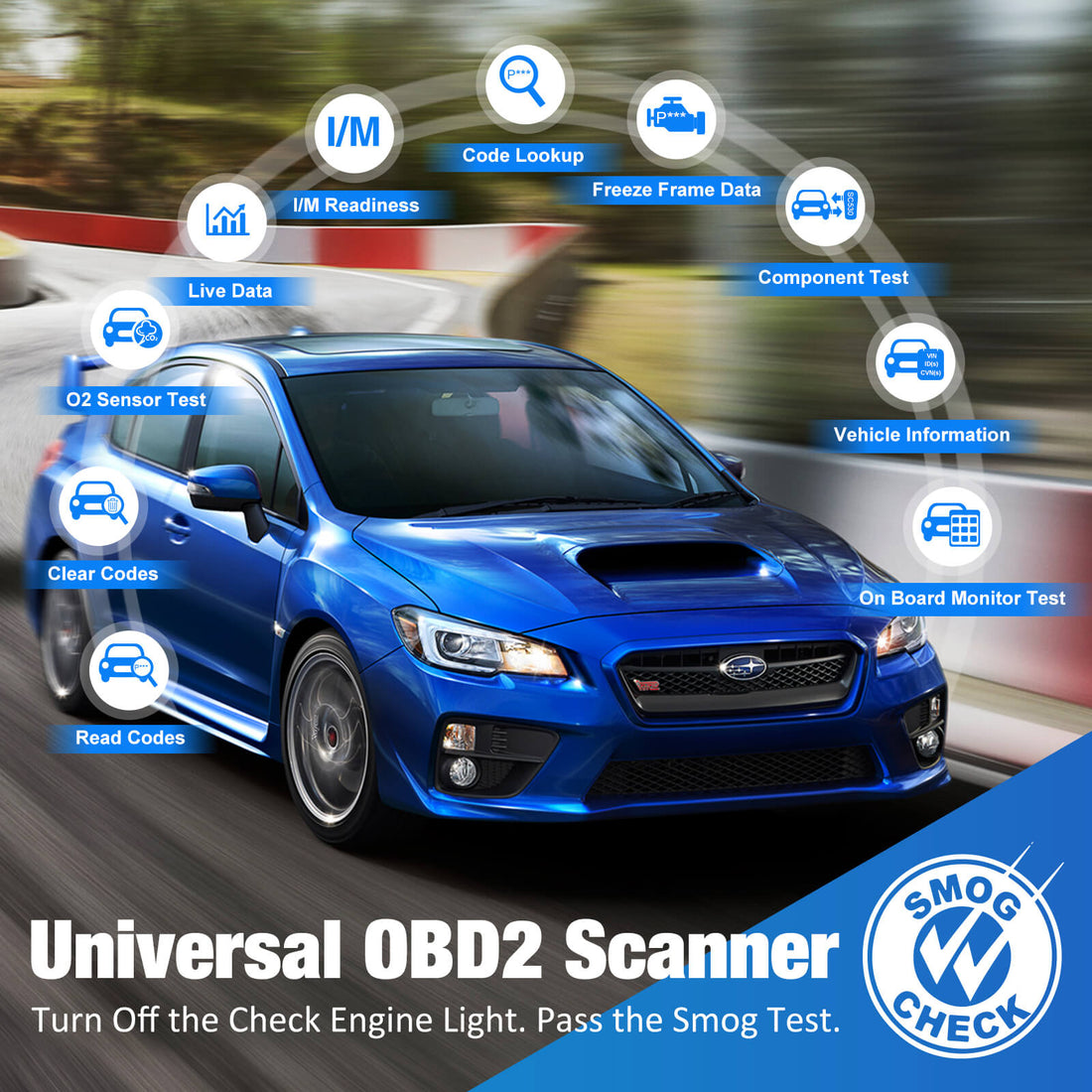CGSULIT SC530 Subaru Scan Tool OBD2 Diagnositc Bi Directional Scanner